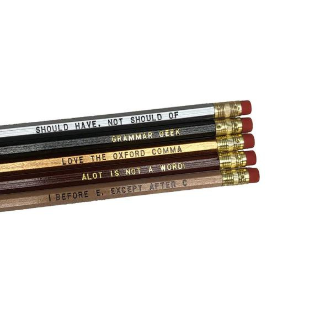 Grammar Pencil Set – The Mark Twain Store